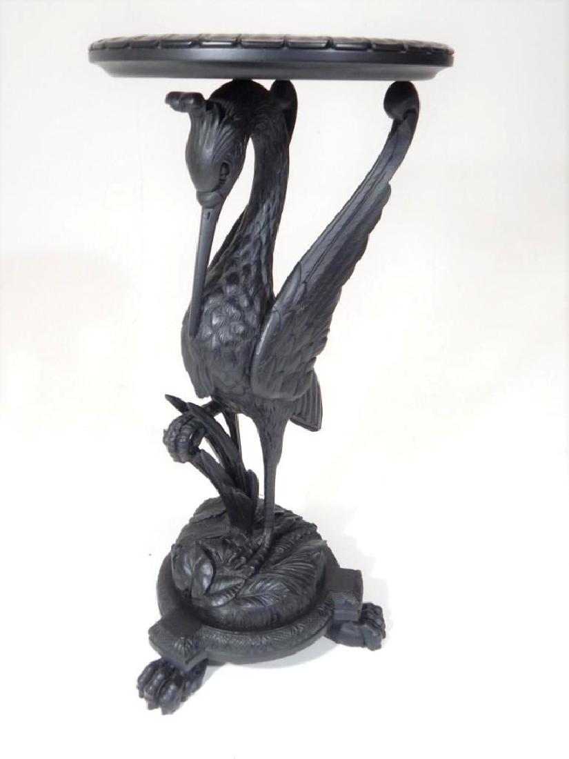 Antique Aesthetic Movement Ebonized Stork Table