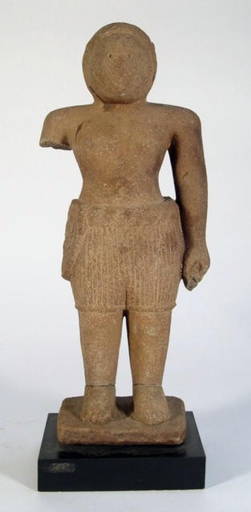 122 Khmer Stone Carved Figure