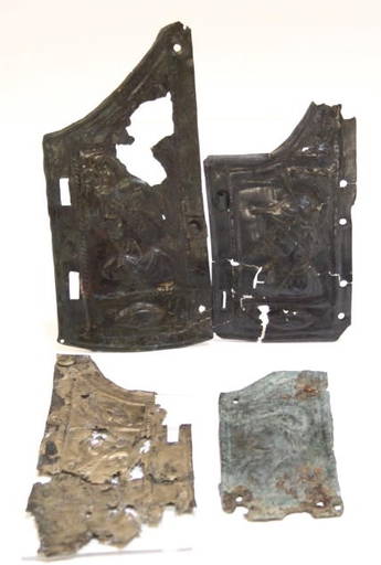 171 Four Segments Of Roman Armor