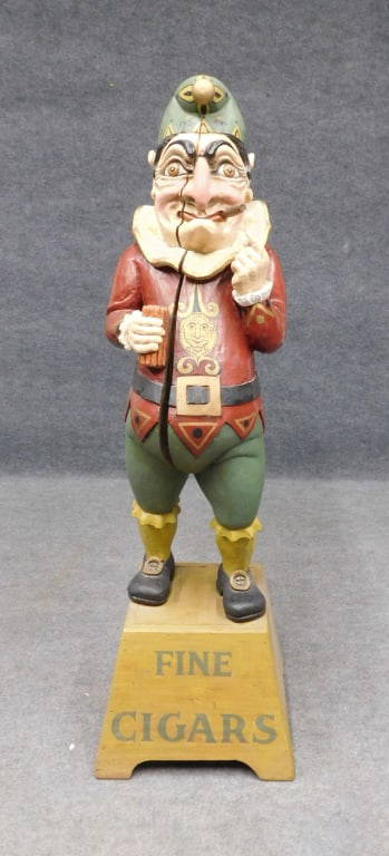 Armand La Montagne Carved Figure ?punch Cigar? Auction