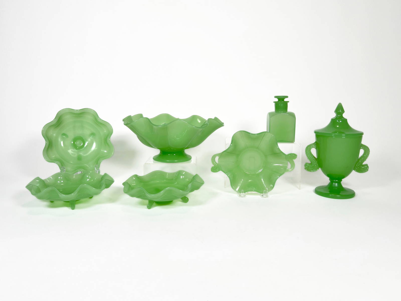 Fenton Jadeite Glass Group Auction
