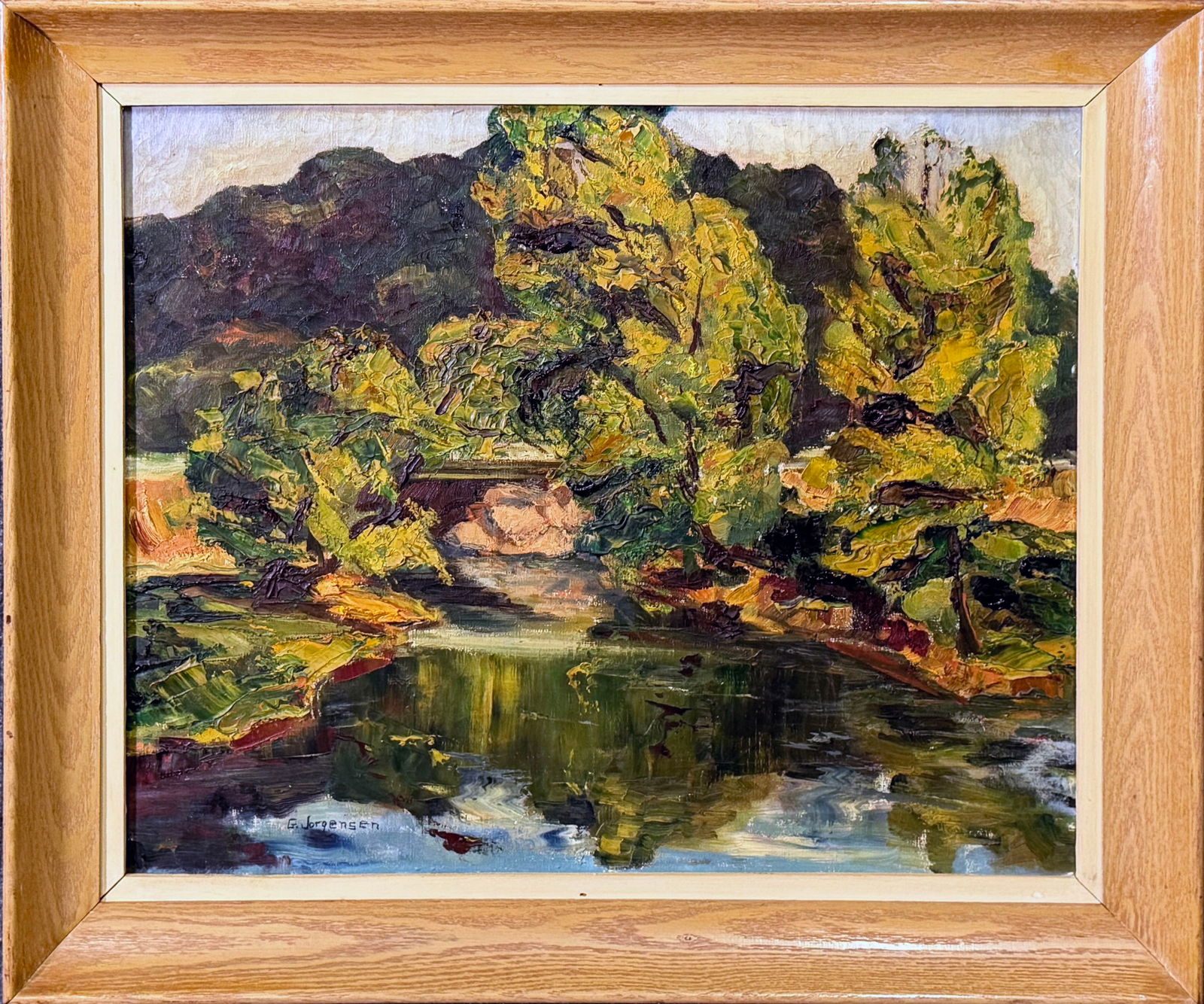 Oil On Canvas Painting By Grace Jorgensen - Jul 15, 2025 | Associated ...