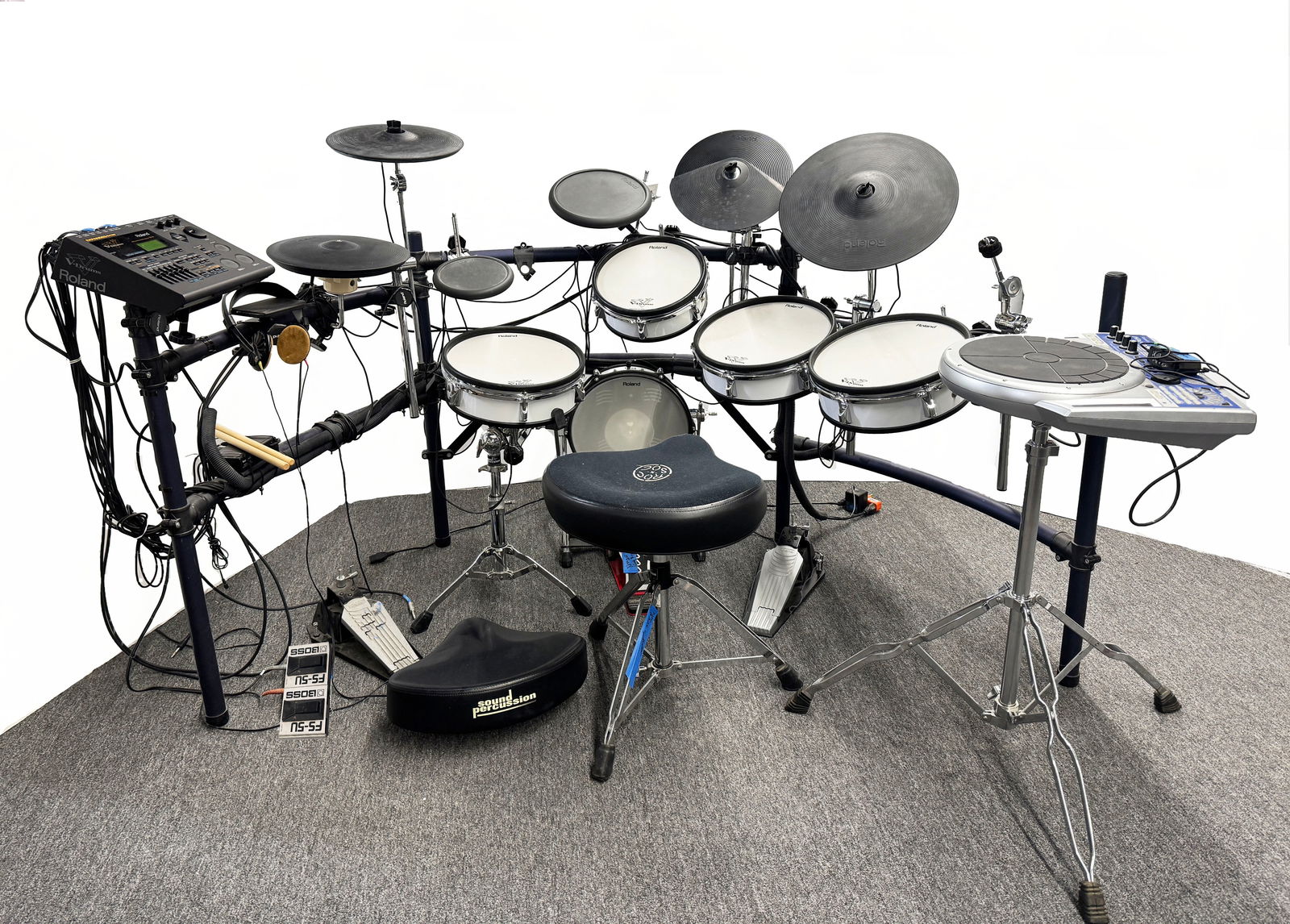 Roland Td-10 V-drums Electronic Drum Set Auction