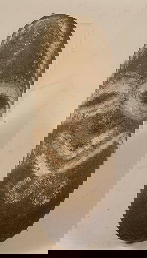 African Stone Carved Figure Head