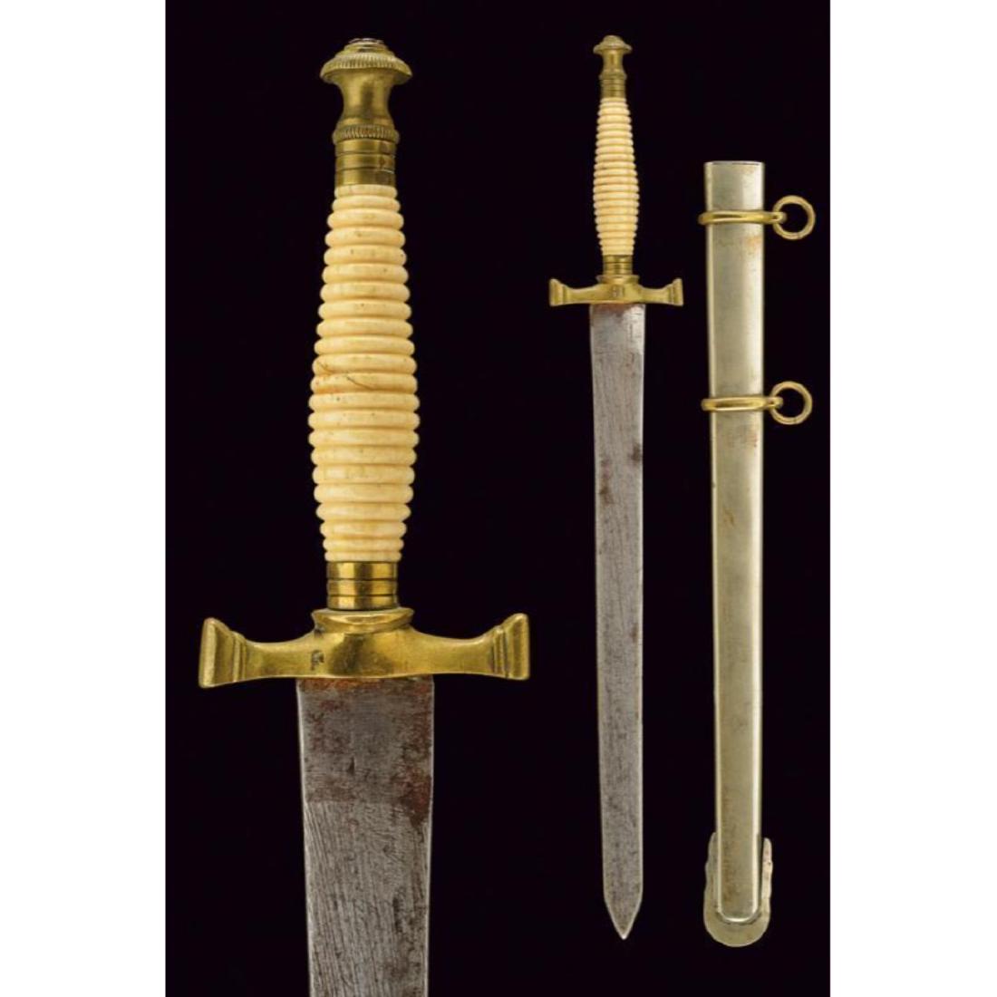 19thc Spanish Daga Da Cadetto Blade