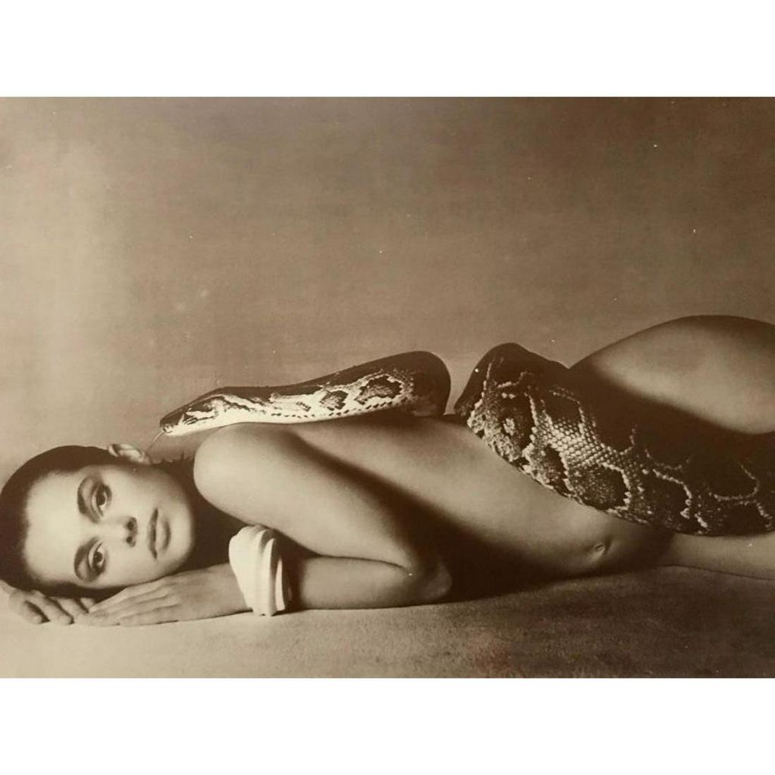Actress Model Natassia Kinski & Snake Photo Print
