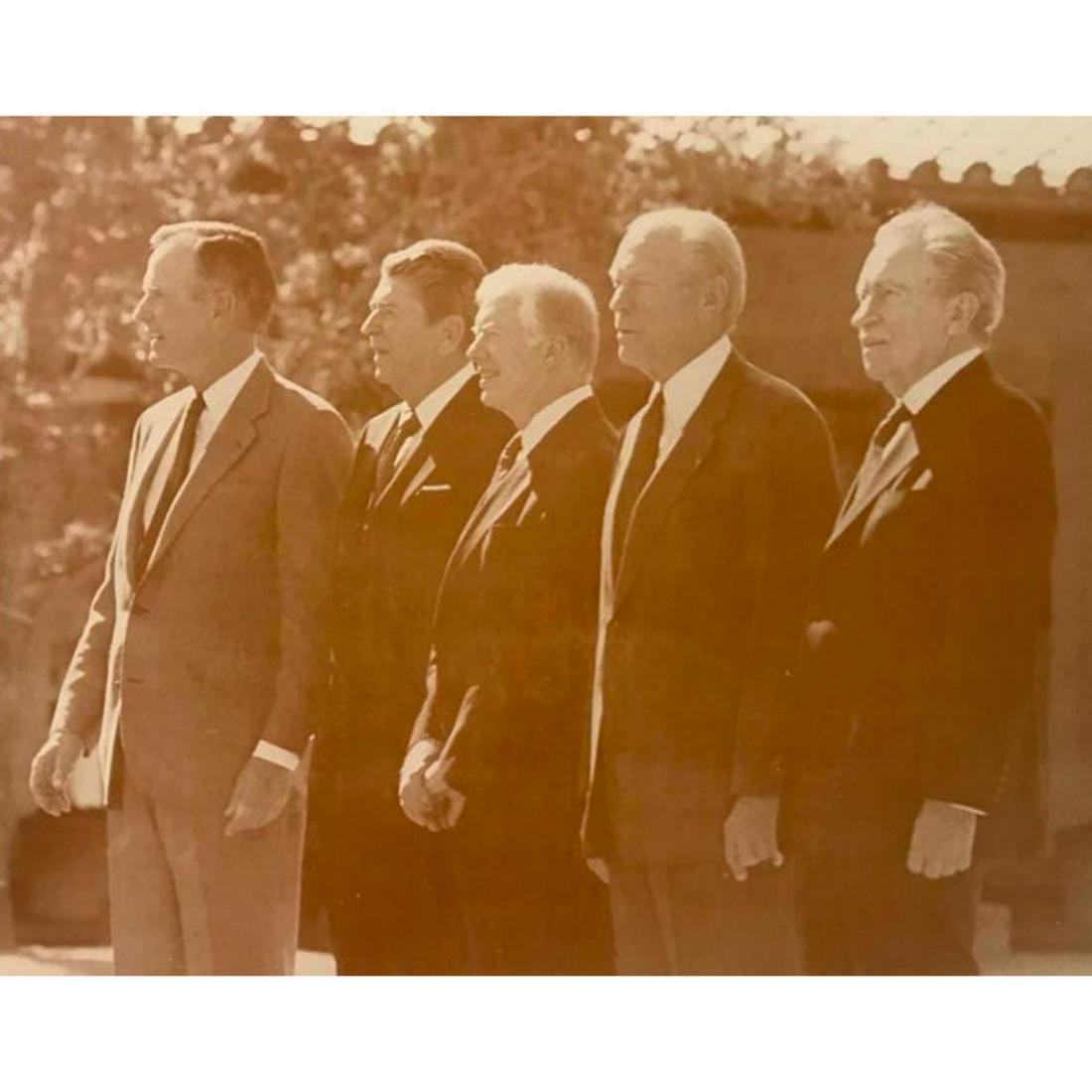20th Century Former Presidents Sepia Photo Print