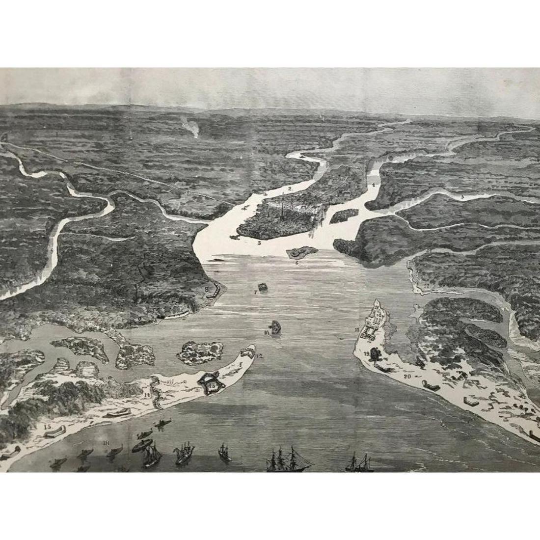 19th Civil War Engraving, Charleston