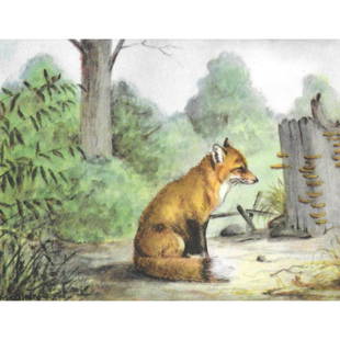 1920's Sweet Gum Color Lithograph Print