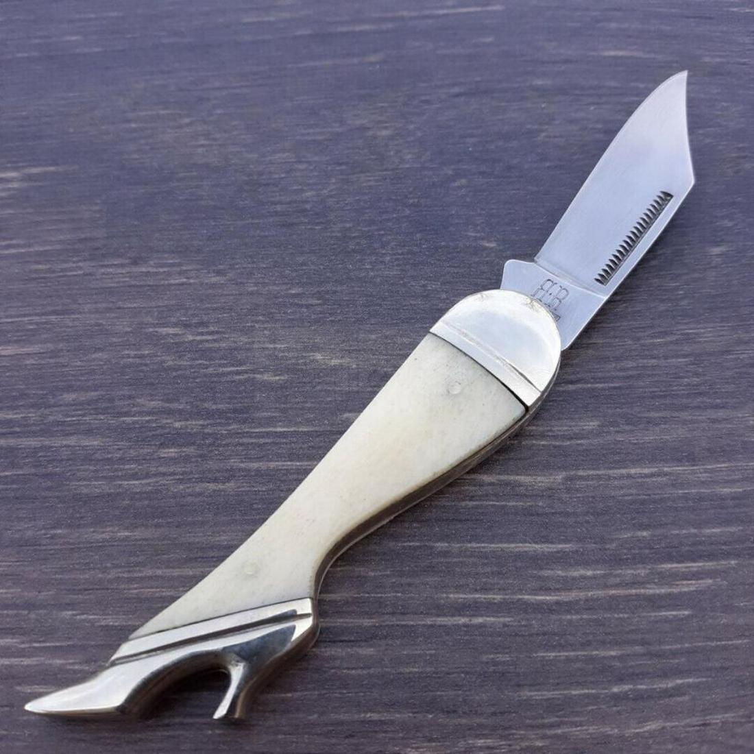 Bone Handle Leg Shaped Folding Pocket Knife - Nov 26, 2022 ...