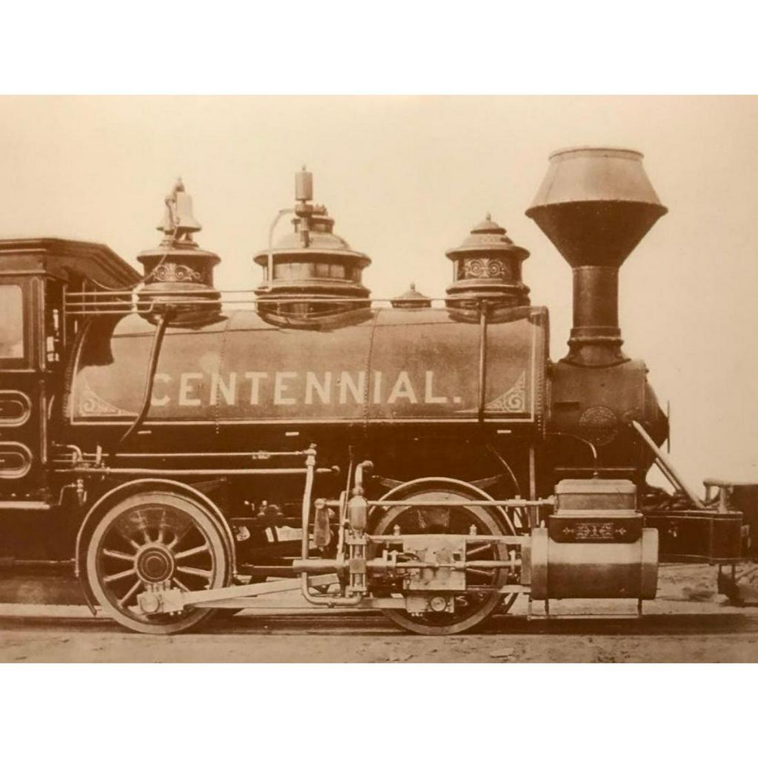 Centennial Train Locomotive Photo Print