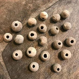 Group Of Cast Net Sinkers, Lead Round Ball Fishing Weights