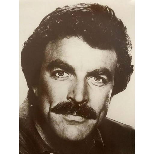 Vintage Actor Tom Selleck Photo Print
