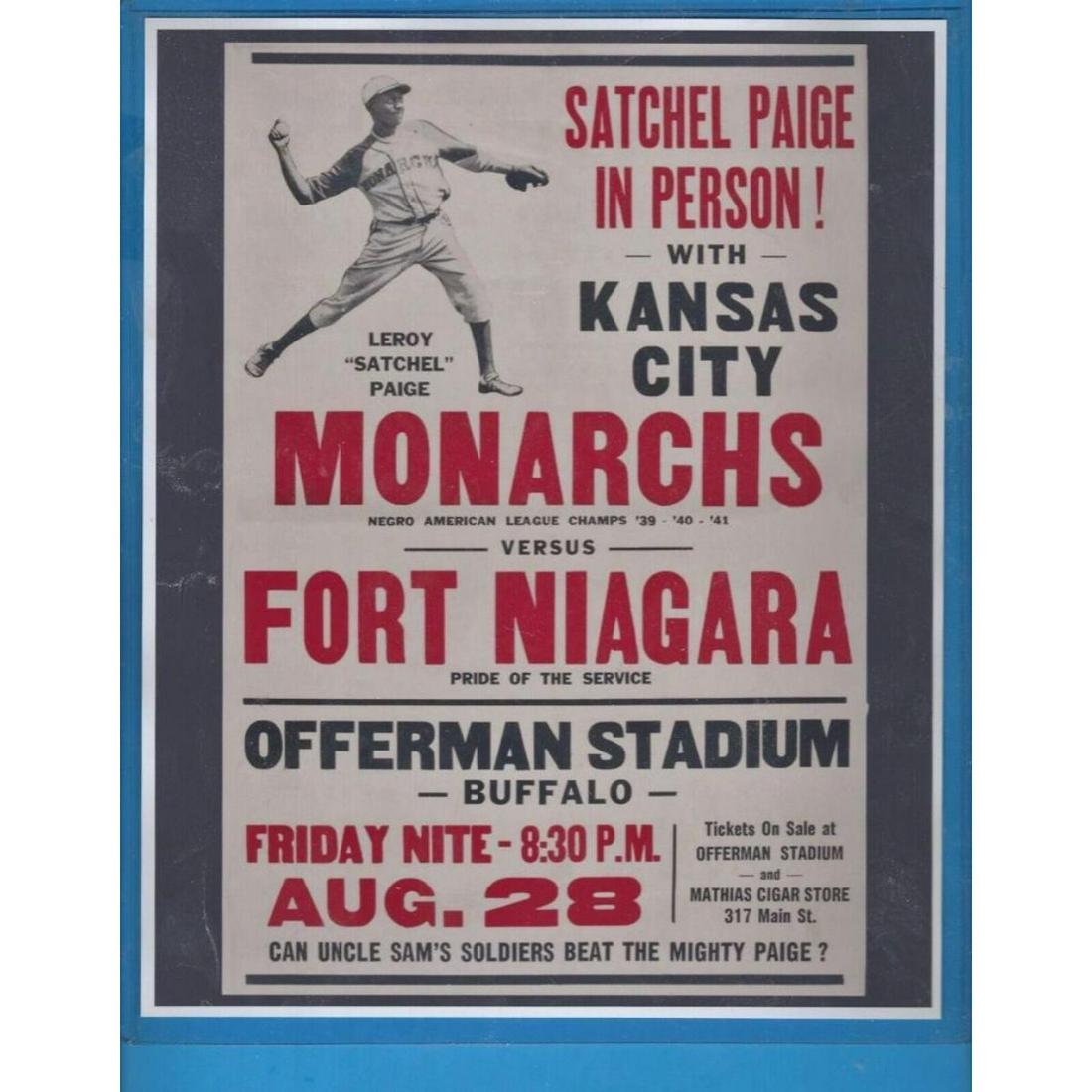 African American History, Monarchs, Satchel Paige Poster Print Auction