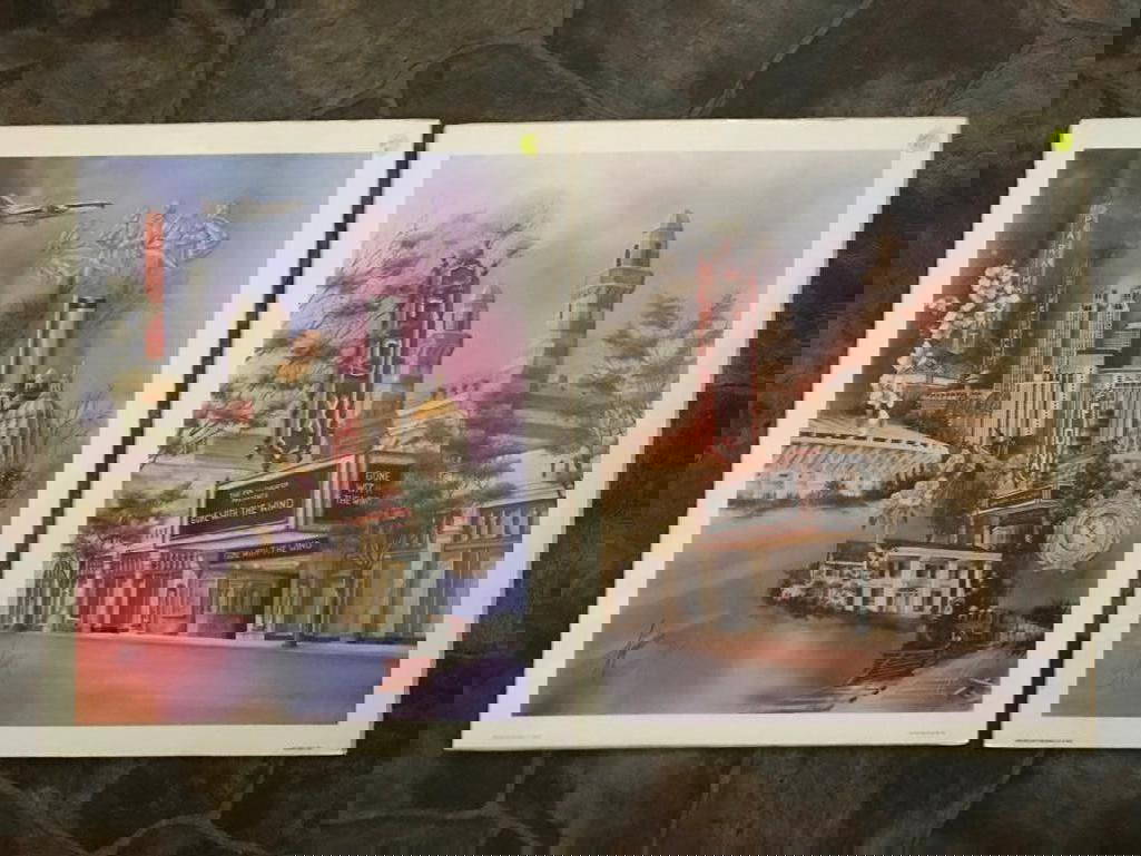 Anni Moller, Fox Theater, Atlanta Georgia Prints Auction