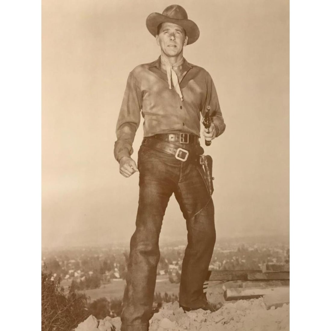 Ronald Reagan Western Cowboy Photo Print Auction