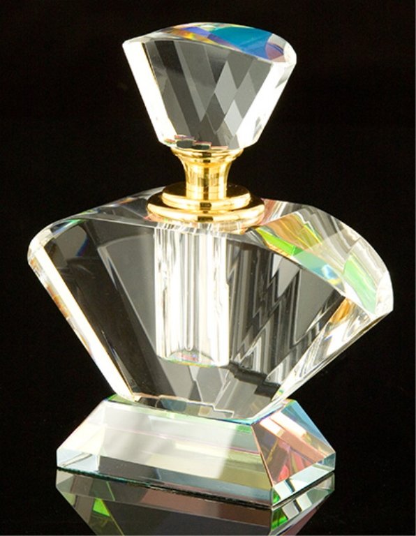 Stunning Reflective Crystal Perfume Bottle