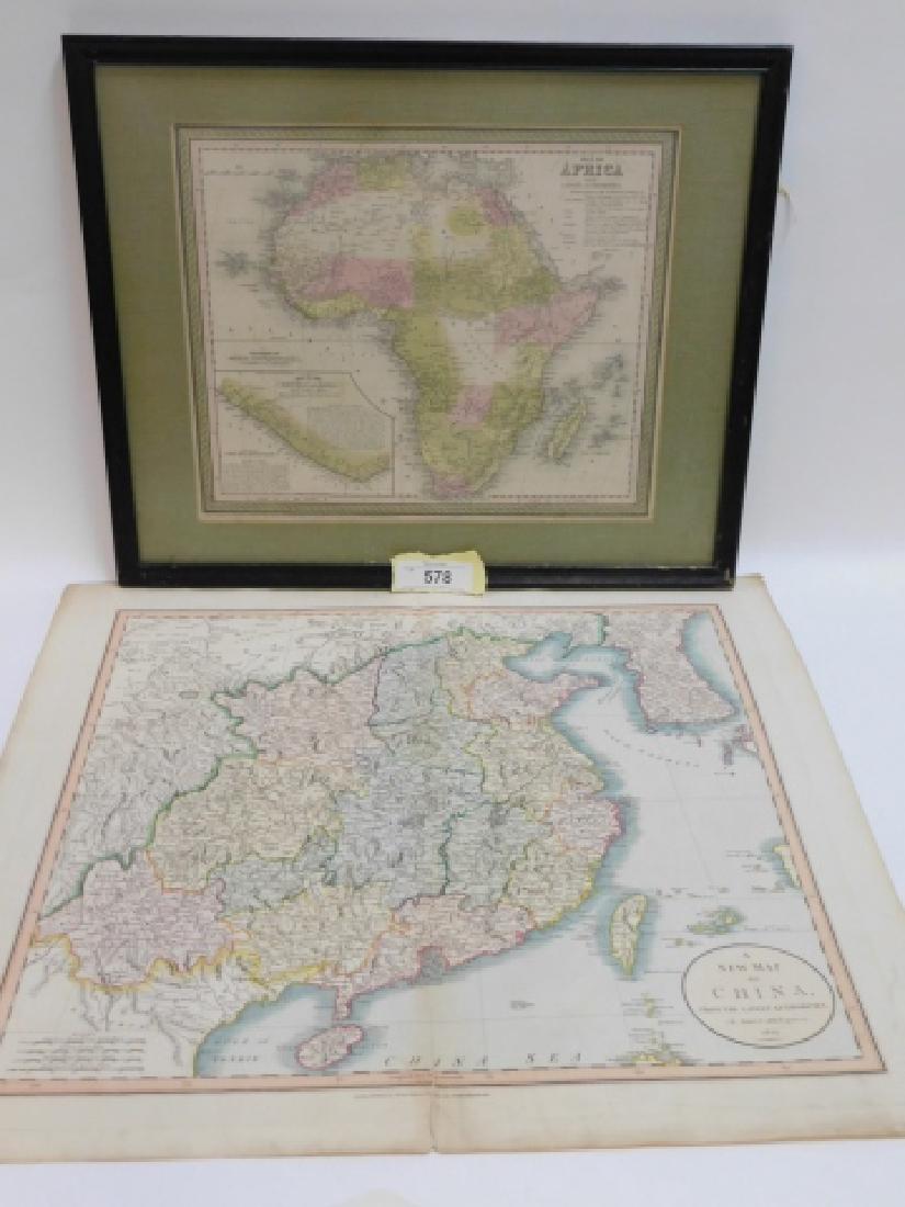 TWO ANTIQUE MAPS - Sep 18, 2017 | Pace Auctions in IL
