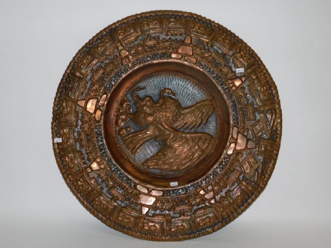 HAMMERED COPPER EAGLE WALL PLAQUE - Jan 01, 2018 | Pace Auctions in IL