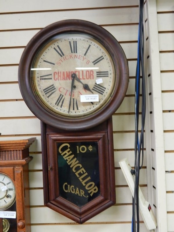 CHANCELLOR CIGAR ADVERTISING CLOCK