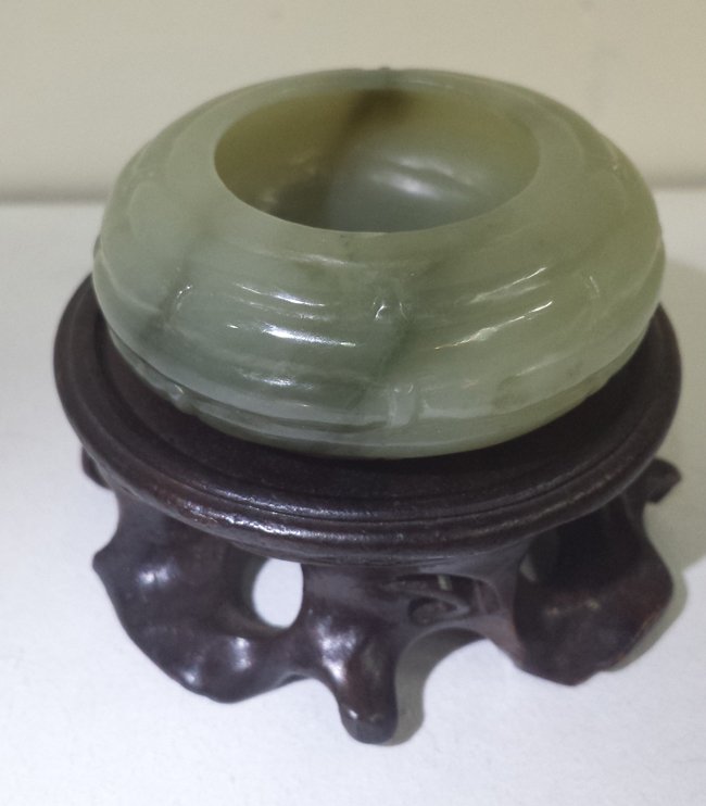 Antique Chinese Jade Inkwell : Lot 0005
