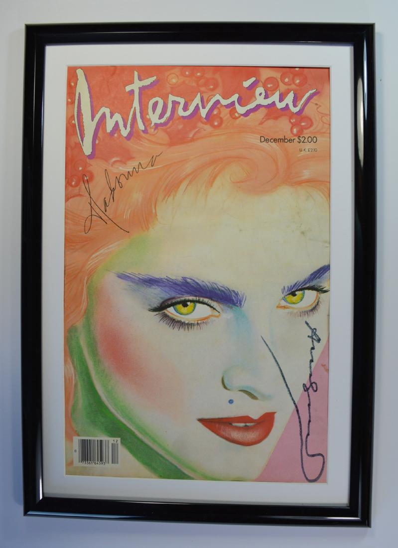 ANDY WARHOL INTERVIEW MAGAZINE - MADONNA