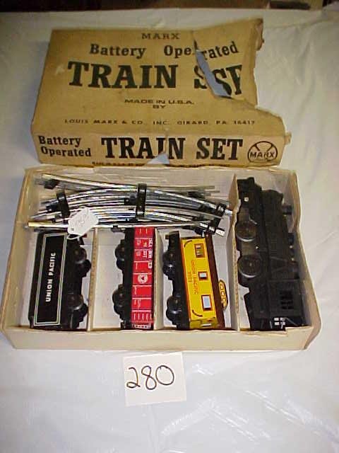 1280: Marx Train Set No. 2504, Battery Operat