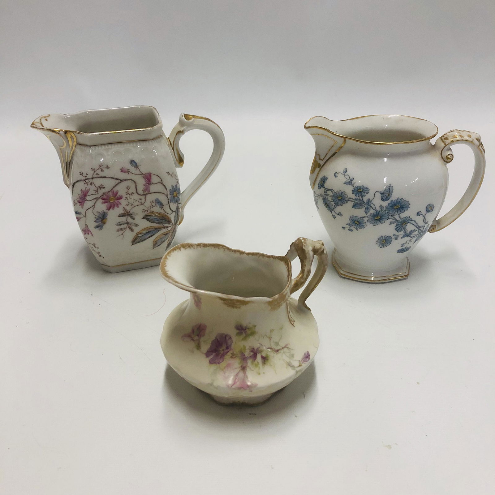 Group Of Three Limoges Creamers, Pitchers