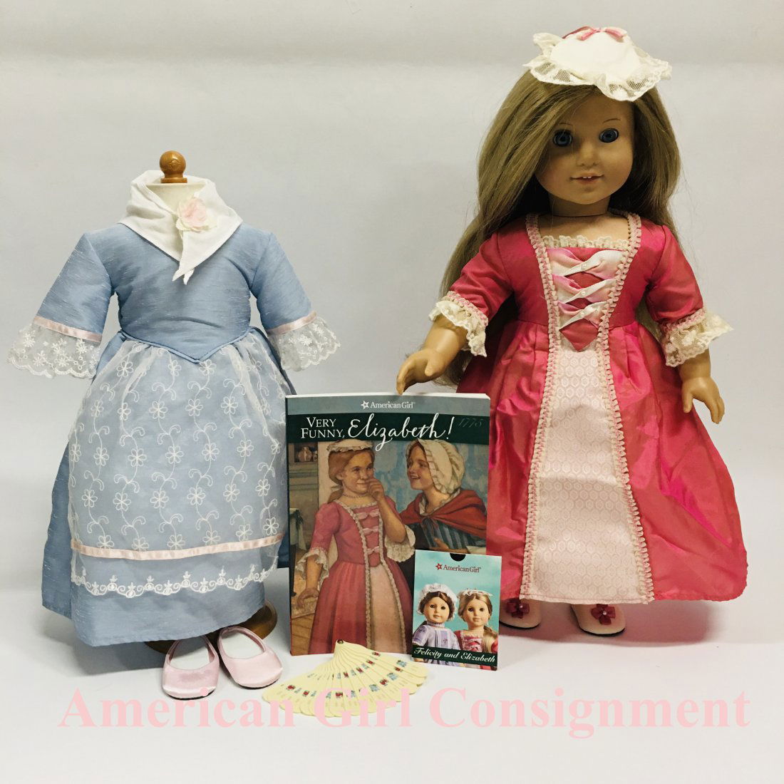 American Girl Elizabeth Doll and Tea Lesson Gown | Barnebys