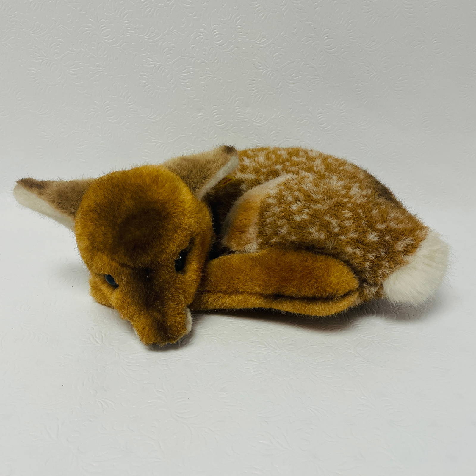 Large Steiff Reclining Deer Fawn Plush Auction
