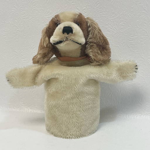 Vintage Steiff Puppy Dog Hand Puppet