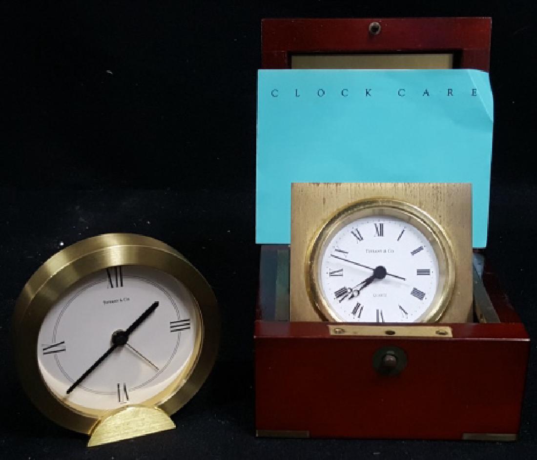 Tiffany & Co Swiss Quartz Desk Clocks