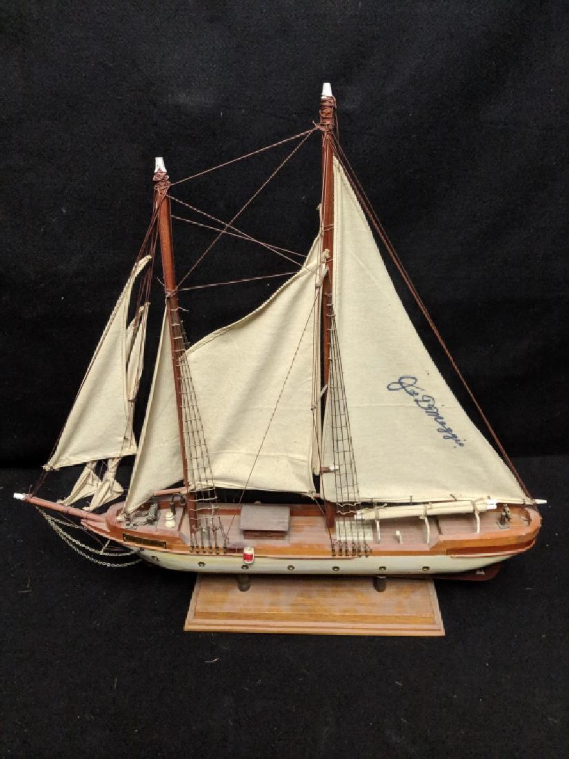 Yankee Clipper Ship Model Signed by Joe DiMaggio