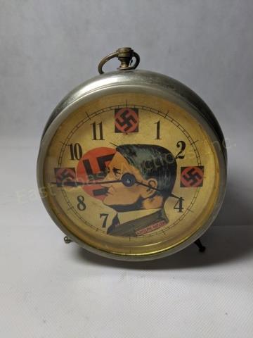 For Auction: Antique Adolf Hitler Alarm Clock (#0029) on Apr 26, 2020 ...