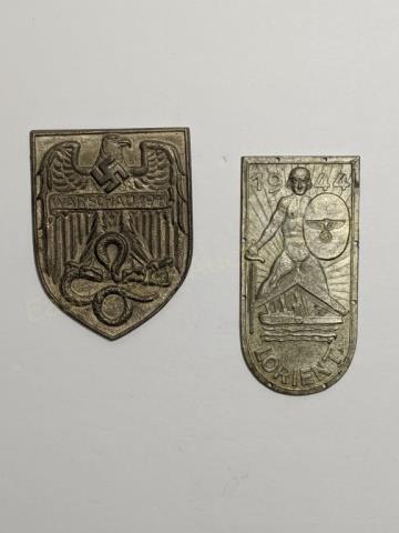 WWII German Nazi Sleeve Shields - Apr 26, 2020 | East Coast Auctions in NY
