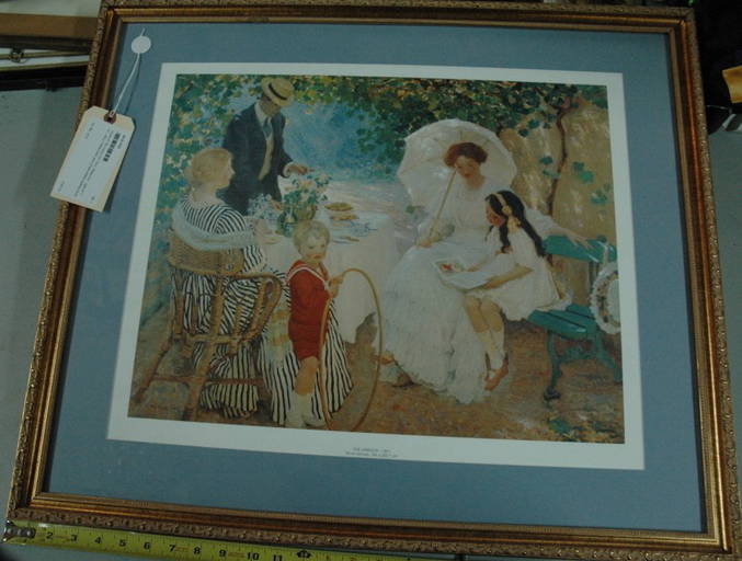 A Print Of "the Arbour 1911" By E. Phillips Fox