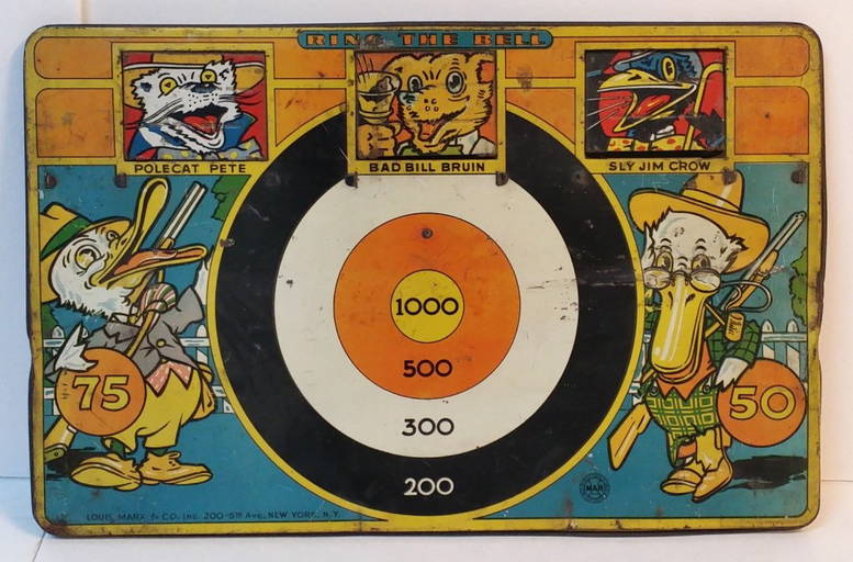 Louis Marx & Co " Ring The Bell " Game