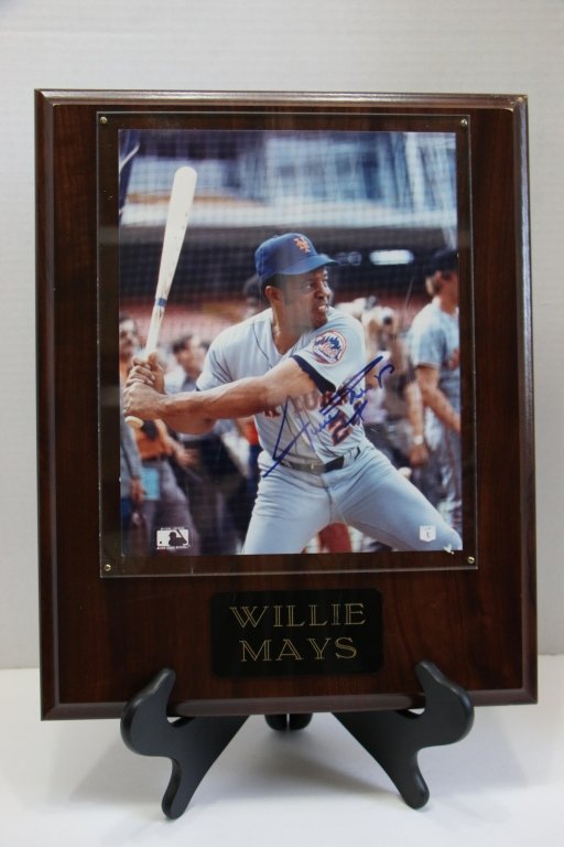 Mlb New York Mets Willie Mays Autograph