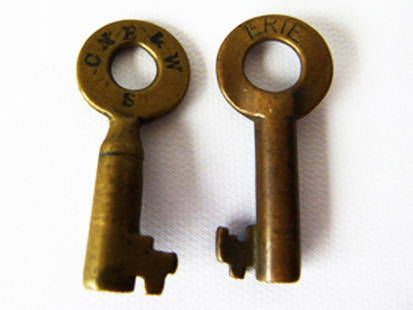 Brass Railroad Keys