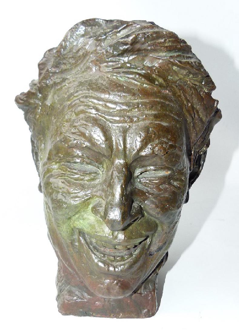 BRONZE CHARLIE CHAPLIN MASK