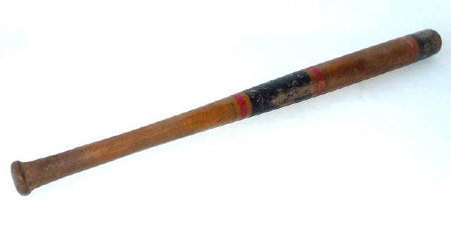 Vintage Painted Baseball Bat, C. 1890/1900