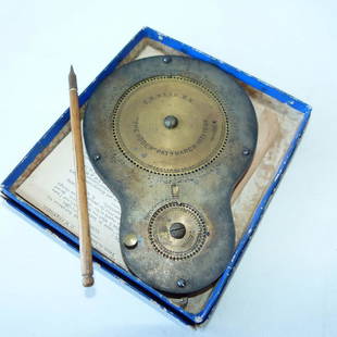 Rare C.h. Webb "the Adder" Calculator Machine