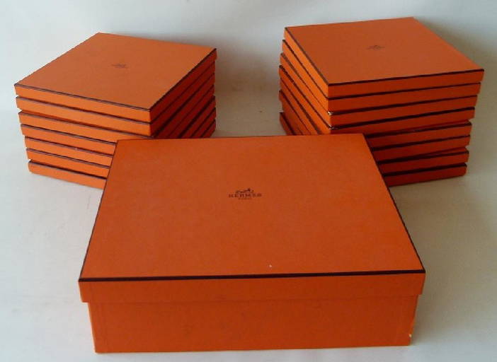 Lot (16) Vintage Hermes Boxes, 20th C.