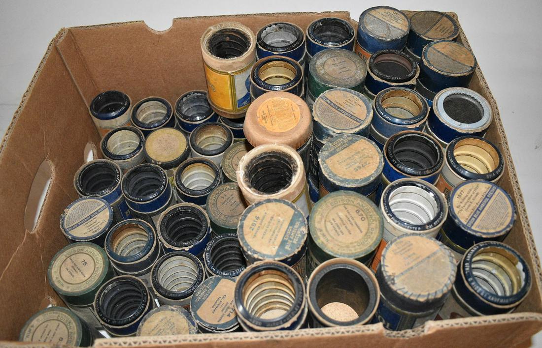 Approx(65) Edison Blue Amberol Cyl Records