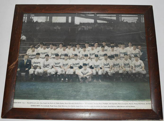 Vintage Brooklyn Dodgers Team Photo