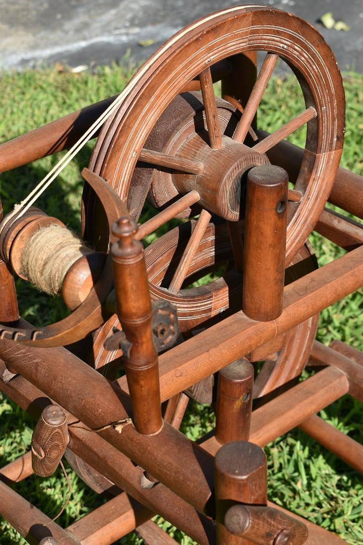 COUNTRY AM. DOUBLE WHEEL SPINNING WHEEL - Oct 03, 2020 | EstateOfMind ...