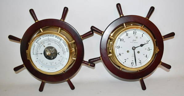 Schatz Ship's Clock & Barometer Set