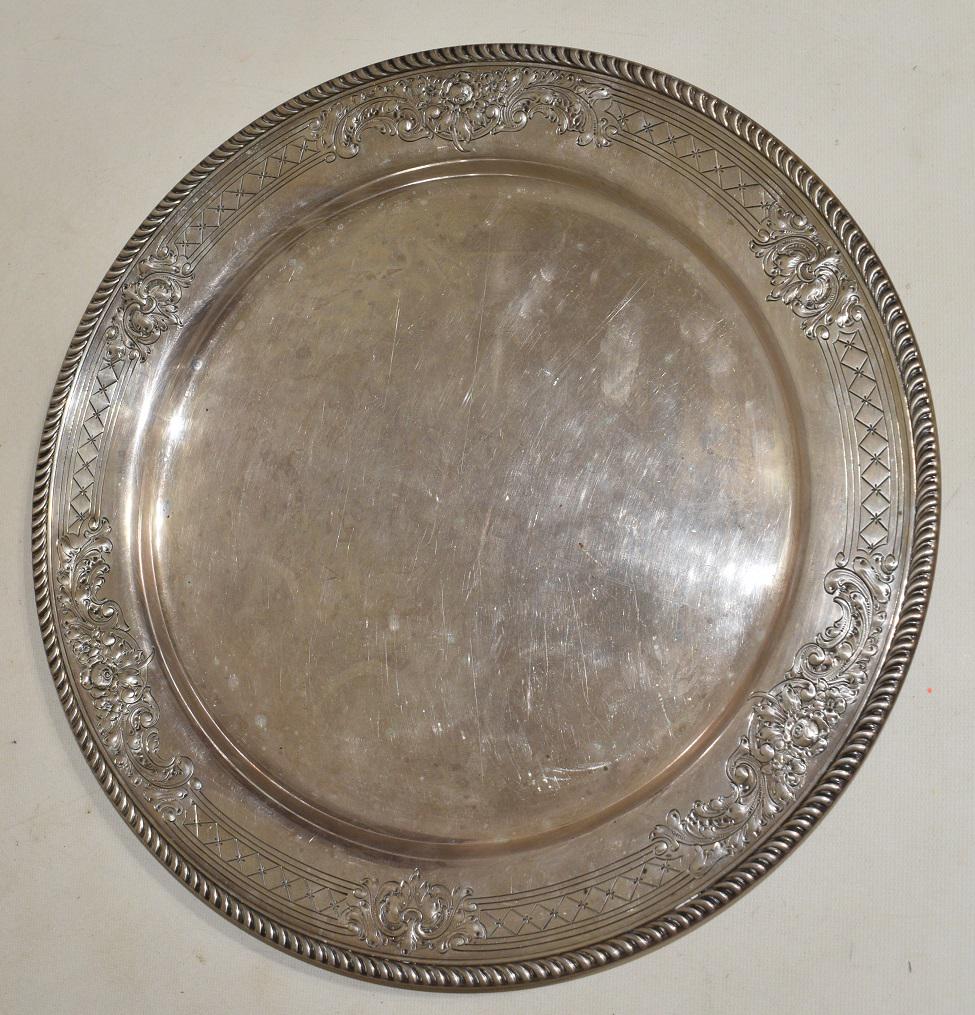 Reed & Barton Sterling Silver "georgian" Pattern Tray