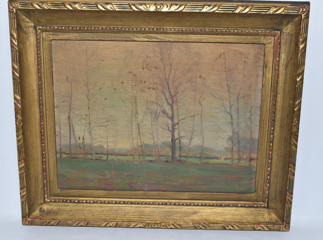 O/b Landscape Signed Winchell Price (addison 1907 2003)