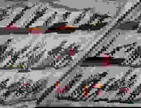 Lot (approx 30) H/p Assort. Lead Miniature Figures Auction